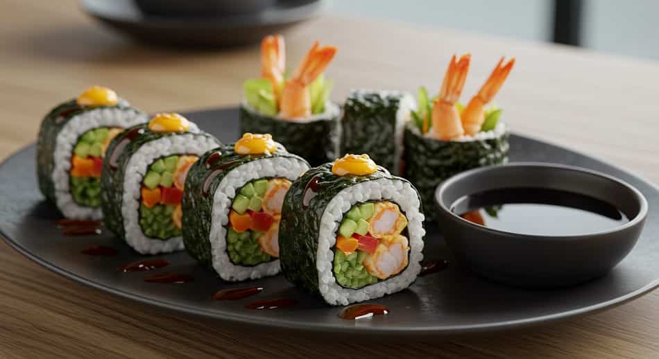 Shrimp Sushi Rolls